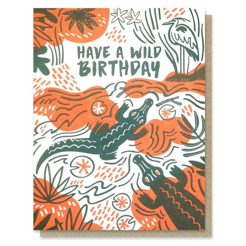 Wild Birthday Card – Dots & Loops
