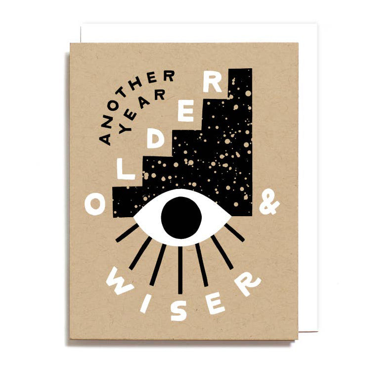 Older & Wiser Card – Dots & Loops