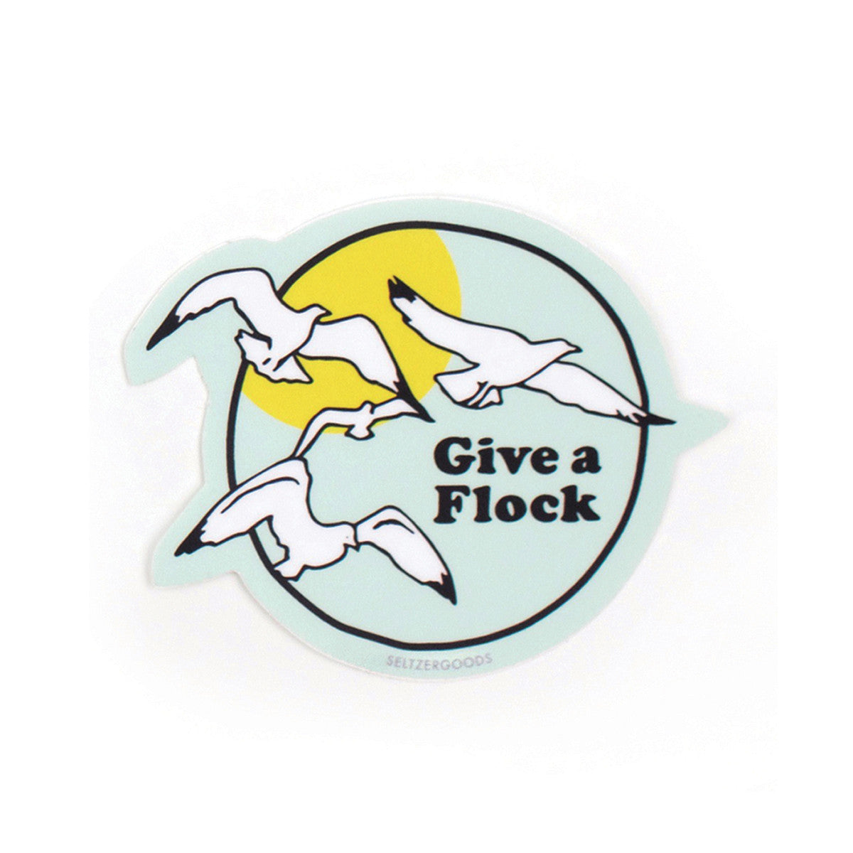 Give A Flock Sticker – Dots & Loops