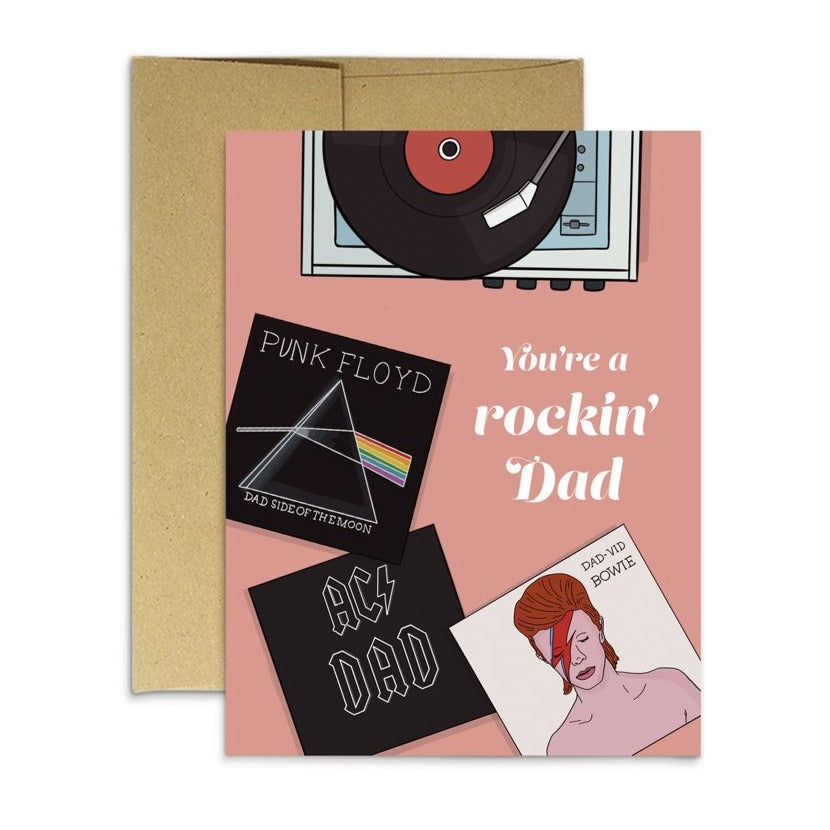 Rockin' Dad Card – Dots & Loops