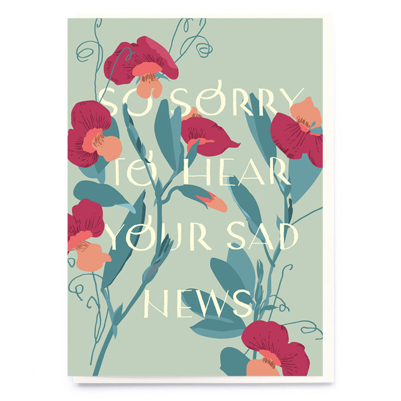 Sad News Card – Dots & Loops