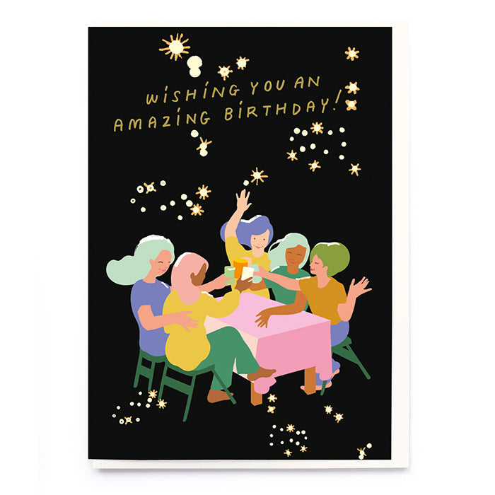 Party Under The Stars Card – Dots & Loops