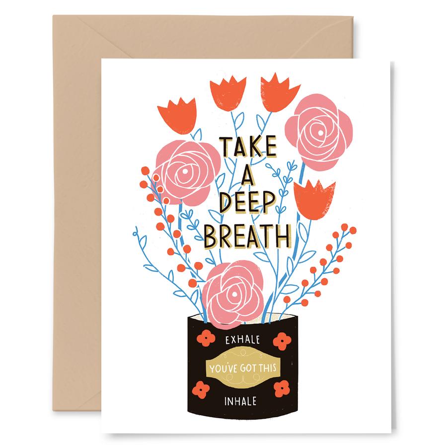 Deep Breath Card – Dots & Loops