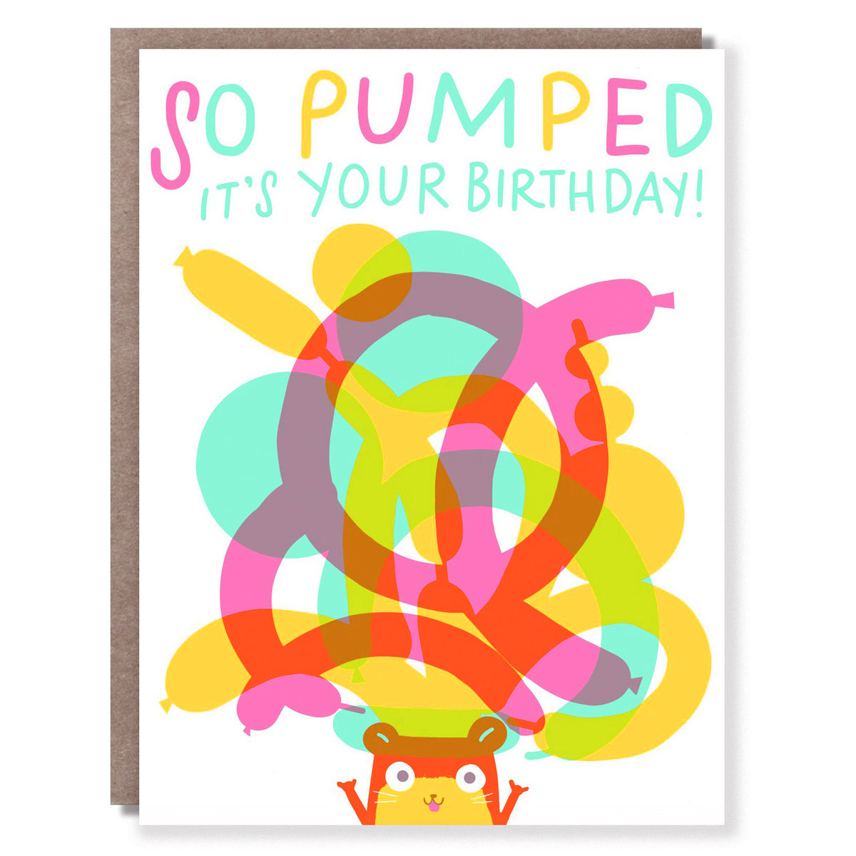 Pumped Birthday Card – Dots & Loops