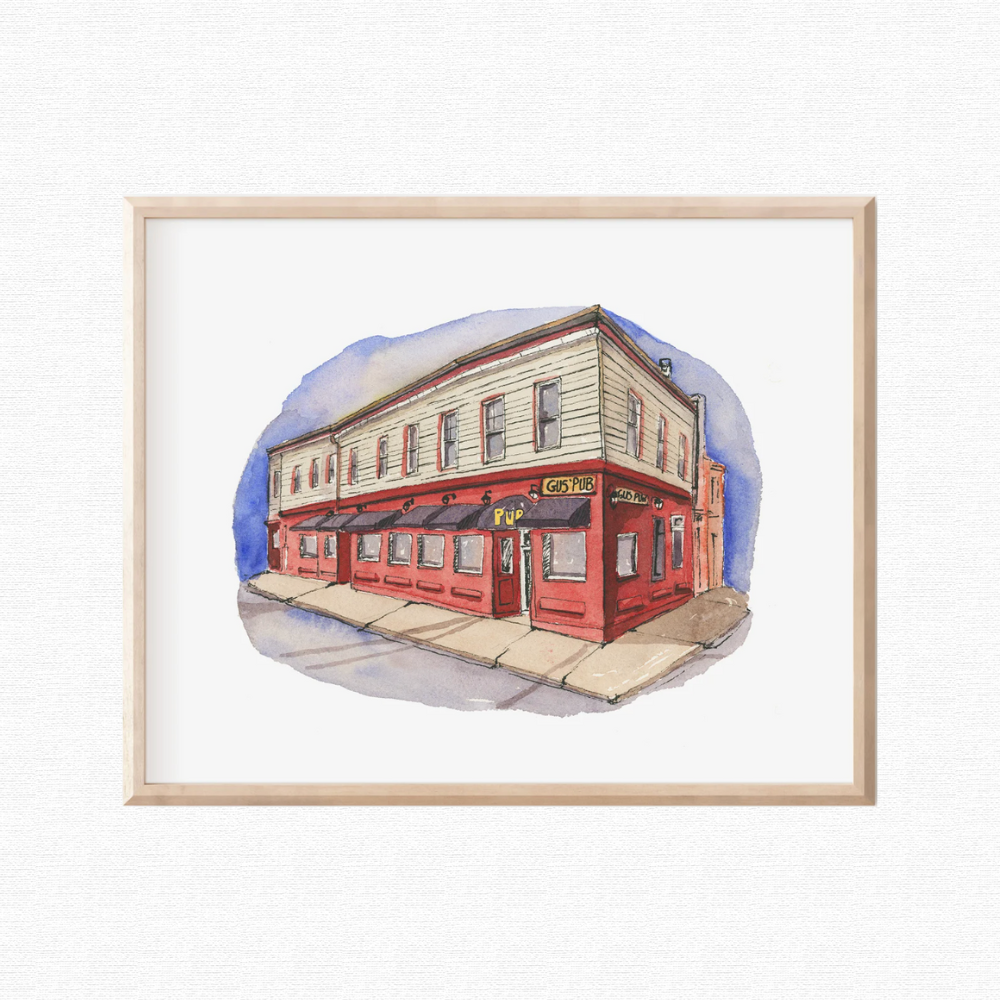 Gus Pub Print – Dots & Loops