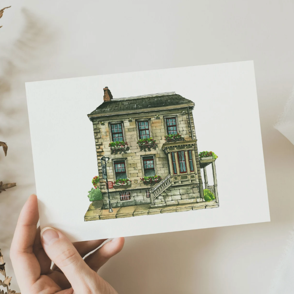 Henry House Card – Dots & Loops