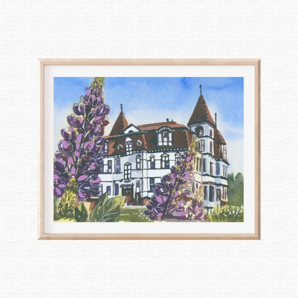 Lunenburg Academy Print – Dots & Loops