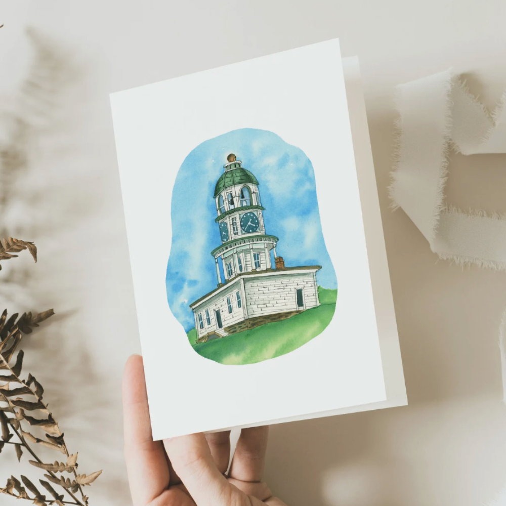 Halifax Town Clock Card – Dots & Loops