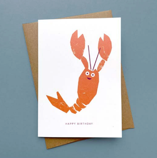 Lobster Card – Dots & Loops