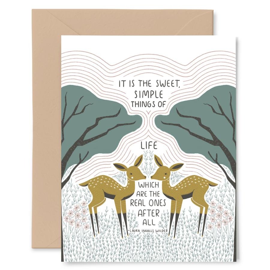 Sweet Simple Things Card – Dots & Loops