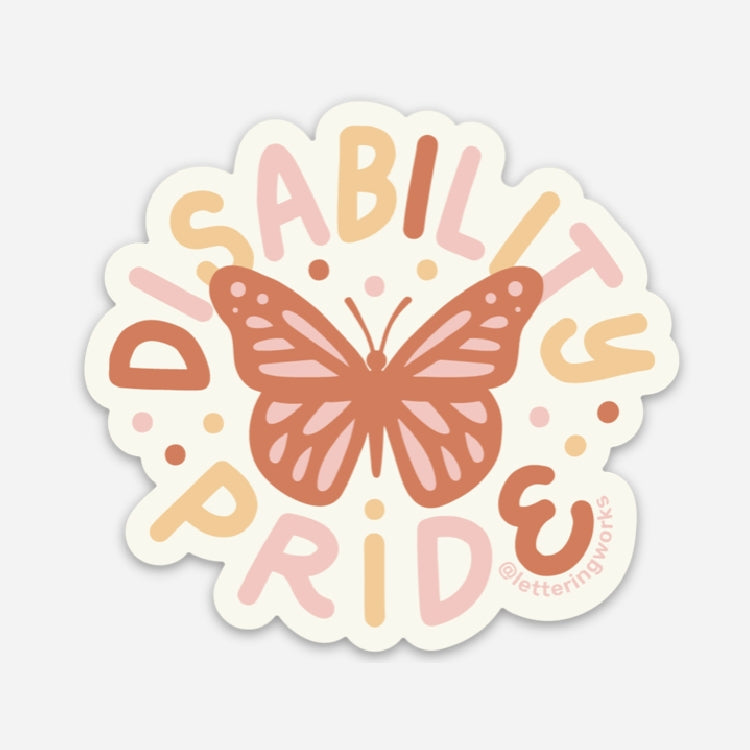 Disability Pride Sticker – Dots & Loops