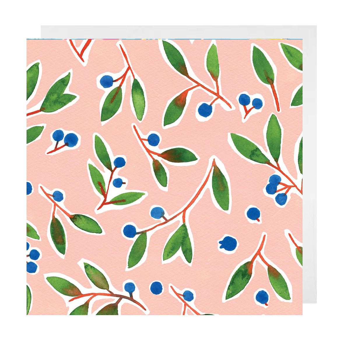 Blueberries Card – Dots & Loops