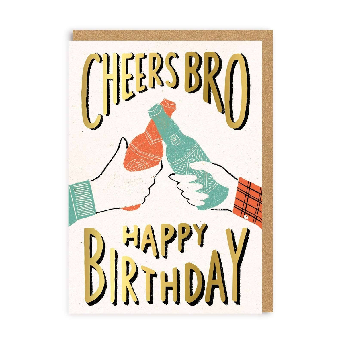 Cheers Bro Card – Dots & Loops