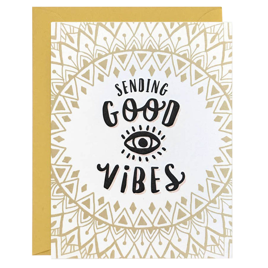 Sending Good Vibes Card – Dots & Loops