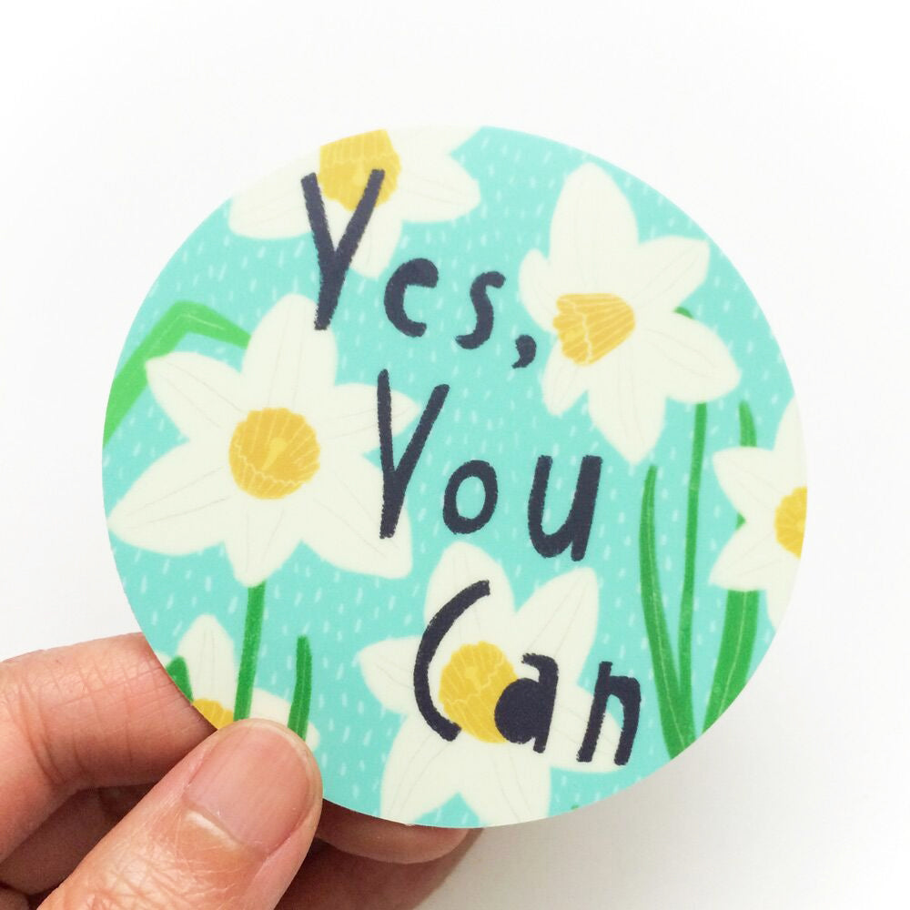 Yes You Can Sticker – Dots & Loops