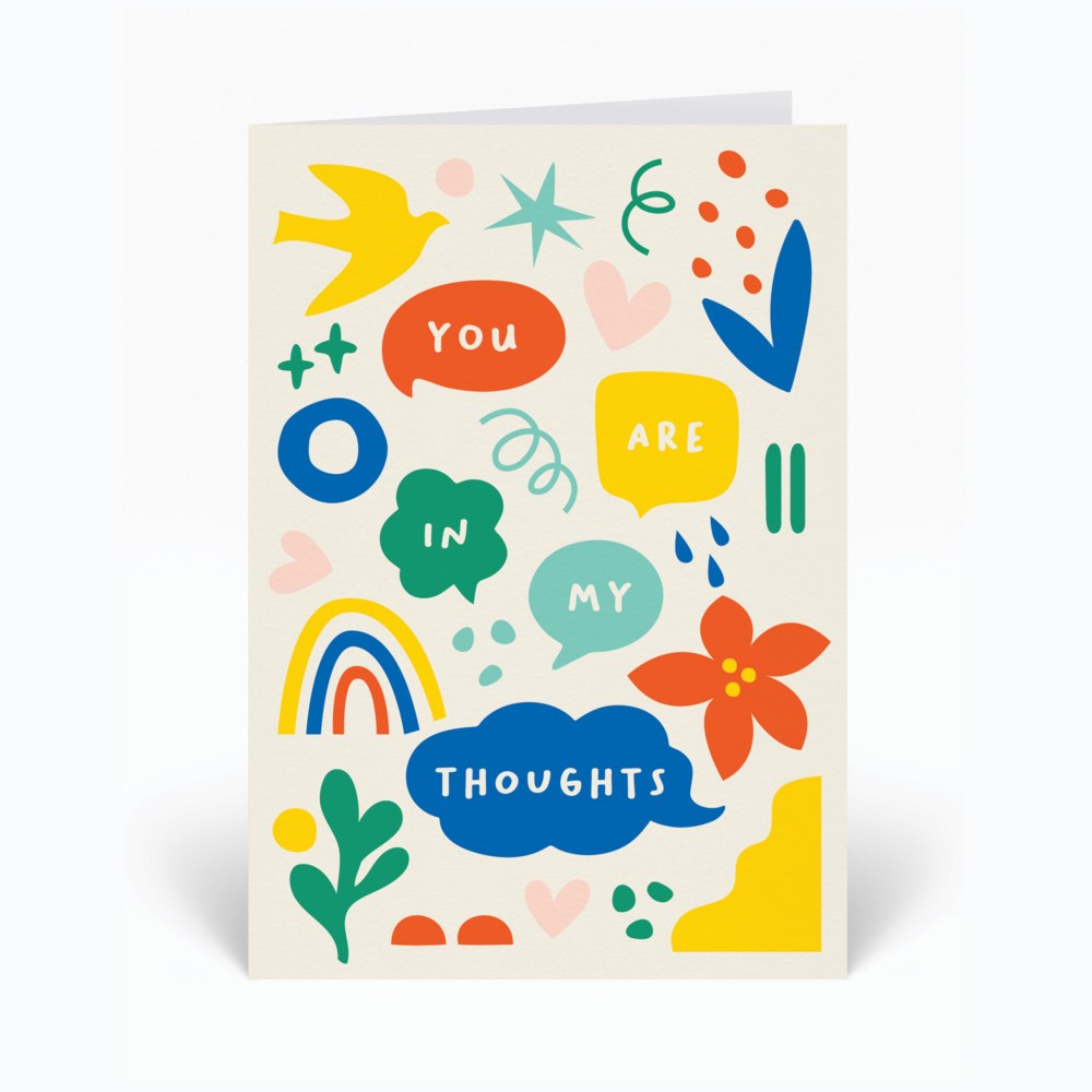 In My Thoughts Card – Dots & Loops