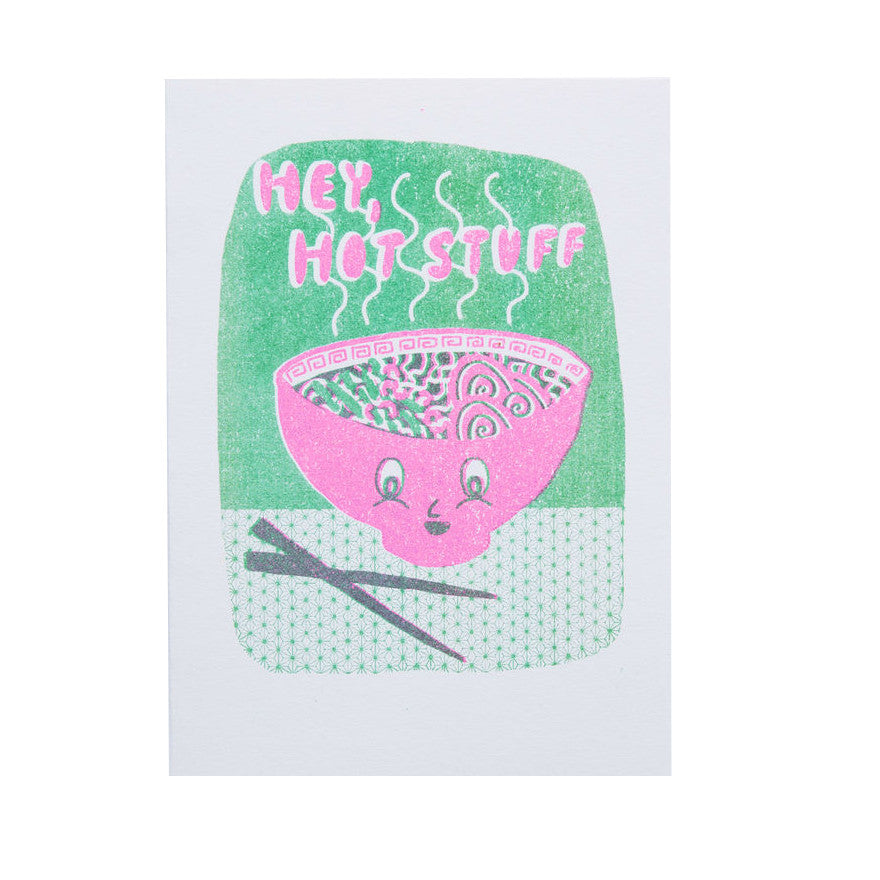 Hey Hot Stuff Ramen Card – Dots & Loops