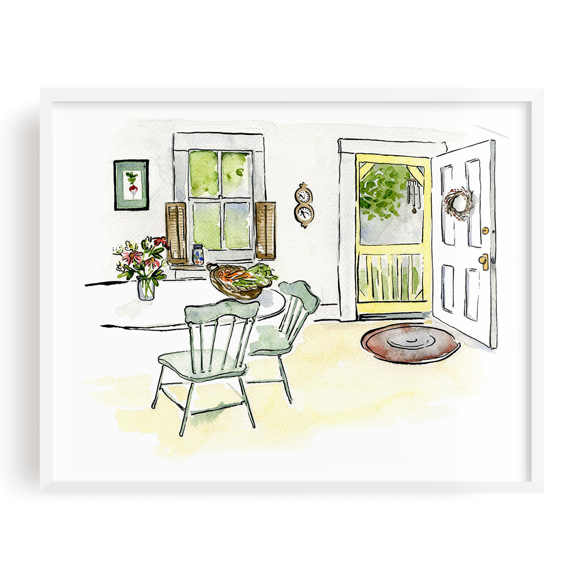 Farmhouse Kitchen Print – Dots & Loops
