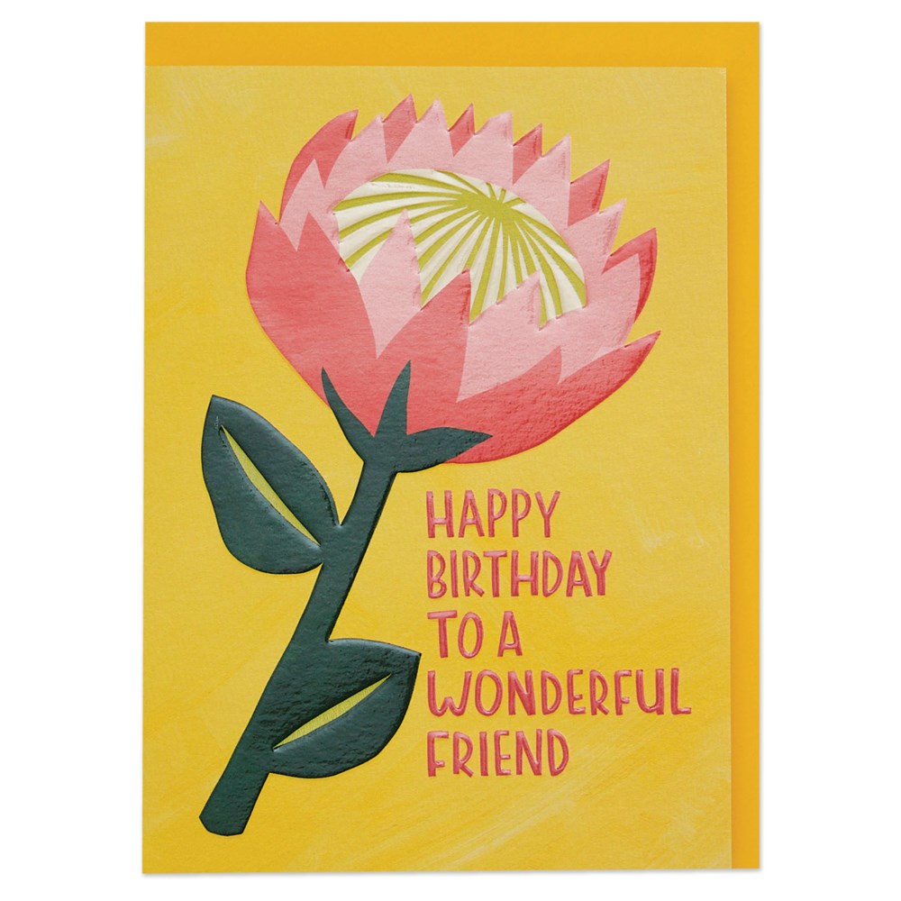 Wonderful Friend Card – Dots & Loops