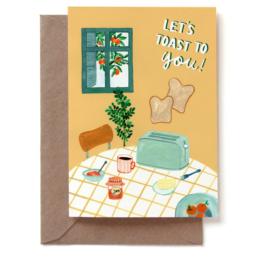 Toast To You Card – Dots & Loops